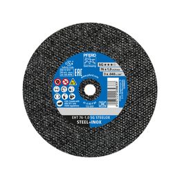 Pferd TOOLS Klein-Trennscheibe EHT 76x1,0x6 mm gerade Leistungslinie SG STEELOX f&uuml;r Stahl/Edelstahl (65508000)