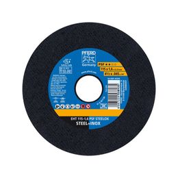 Pferd TOOLS Trennscheibe EHT 115x1,6x22,23 mm gerade Universallinie PSF STEELOX f&uuml;r Stahl/Edelstahl (61730121)