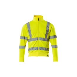 Mascot&reg; Sweatshirt Maringa mit Rei&szlig;verschluss hi-vis gelb Gr. S (50115-950-17-S)