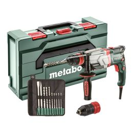 Metabo Multihammer UHEV 2860-2 Quick Set mit SDS-plus-Bohrer-/Mei&szlig;elsatz (10-tlg.); MetaboX 145 L (600713510)