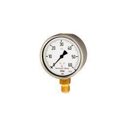 Riegler Kapselfedermanometer, CrNi-Stahl, G 1/2 unten, 0 - 60 mbar, &Atilde;&tilde; 100, 6841)