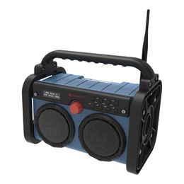 Soundmaster Baustellenradio DAB85BL DAB+/UKW Bluetooth schwarz-blau)