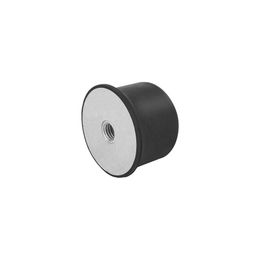 Kipp Gummipuffer Ballig M12 &Oslash; 80mm H 60mm Stahl Naturkautschuk (K0576.08006055)
