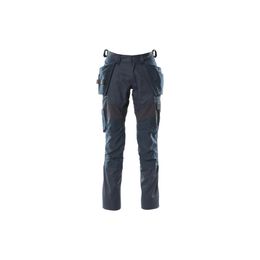 Mascot Hose mit H&auml;ngetaschen Stretch-Eins&auml;tze Gr&ouml;&szlig;e 90C46 schwarzblau (18531-442-010-90C46)