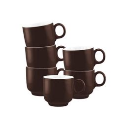 Seltmann Weiden Cappuccinotassen Sento Home Pure Colors 300 ml 6er Set