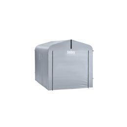 sobuy Fahrradunterstand, 1 T&uuml;r Grau 219x159x165cm Funktional
