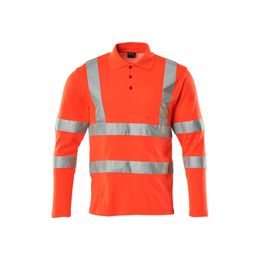 Mascot Polo-Shirt lange &Auml;rmel Gr&ouml;&szlig;e L hi-vis rot (18283-995-222-L)
