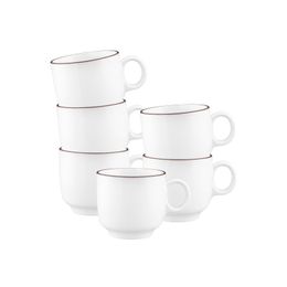 Seltmann Weiden Cappuccinotassen Sento Home Pure Lines 300 ml 6er Set