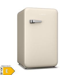 Klarstein Audrey Evo K&uuml;hlschrank 112L Retro-Design leise kompakt 3 Farben Creme 112_Ltr