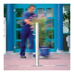 Moravia Edelstahlpoller MILANO &Oslash; 102mm H 925 (+260) mm zum Einbetonieren (167.15.704)