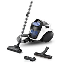 Bosch BGS05WH2H Serie 2, Beutelloser Staubsauger, Wei&szlig;