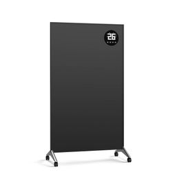 Klarstein Wonderwall Smart Bornholm Infrarotheizung 800 W Smart-Steuerung Wandmontage LED-Display 800 W Schwarz
