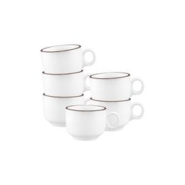 Seltmann Weiden Espressotassen Sento Home Pure Lines 80 ml 6er Set