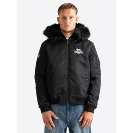 Lonsdale Herren Jacke mit Kapuze schmale Passform MORNINGTON