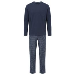 Hajo Schlafanzug Premium Cotton Herren Pyjama