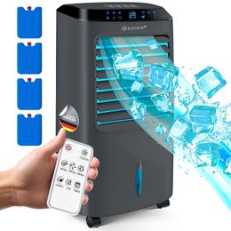 Kesser&reg; 4in1 Mobile Klimaanlage Fernbedienung Klimager&auml;t Ventilator Klimaanlage 10 L Tank Timer 3 Stufen Ionisator Luftbefeuchter Luftk&uuml;hler