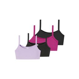 Schiesser M&auml;dchen Bustier Fresh Vibe Multi 4er Pack