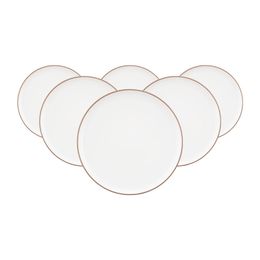 Seltmann Weiden Fr&uuml;hst&uuml;cksteller Sento Home Pure Lines &oslash; 21,4 cm 6er Set