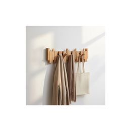 Home Deluxe Garderobenleiste PORTE Hellbraun - 56 x 15 cm