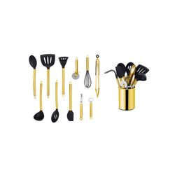 ECHTWERK K&uuml;chenhelfer Set 12-teilig gold