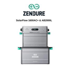 Zendure SolarFlow 1600AC+ & AB2000L 3,84kWh Solarspeicher 0% MwSt