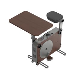 Tukas EV Gro&szlig;er Schreibtisch f&uuml;r HR Bank: 69x45 cm, Cocoa Brown
