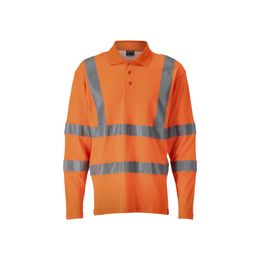 Mascot Polo-Shirt lange &Auml;rmel 4XL hi-vis orange (18283-995-14-4XL)