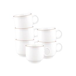 Seltmann Weiden Cappuccinotassen Sento Home Pure Lines 300 ml 6er Set