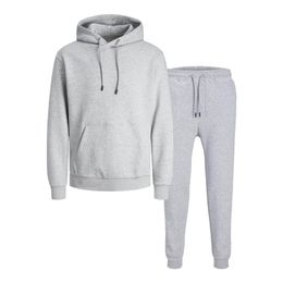 Jack & Jones JJEBRDLEY SWEAT HOOD SET Herren Trainingsanzug