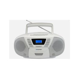 B 120 Boombox mit CD Player und Bluetooth Wei&szlig;