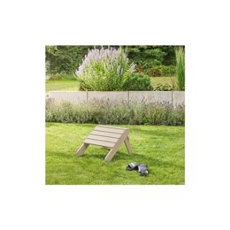 Home Deluxe Hocker FAREA &ndash; Creme-Wei&szlig;