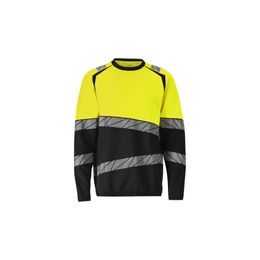 Mascot Sweatshirt 5XL schwarz/hi-vis gelb moderne Passform (25084-781-0917-5XL)