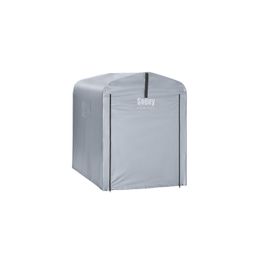 sobuy Fahrradunterstand 1 T&uuml;r Grau 176x120x163cm Funktional