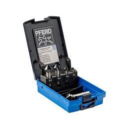 Pferd TOOLS HSS-Kegelsenker-Sets 5-tlg. DIN 335 C 90&deg; mit HICOAT-Beschichtung HC-FEP (25202159)