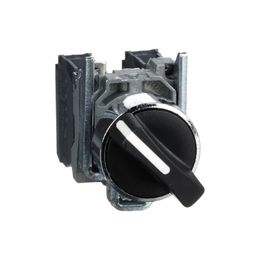 Schneider Electric Wahlschalter XB4BD25 2-Stell. rast. 1S1&Ouml; schwarz)