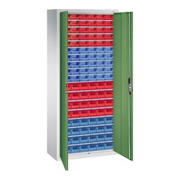 C+P Magazinschrank Serie 13, 1690x700x300mm, 7035/6011 ; C + P M&ouml;belsysteme (133413-210|S10109)