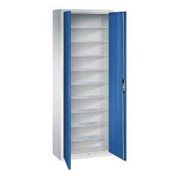 C+P Magazinschrank Serie 13, 1980x700x300mm, 7035/5010 ; C + P M&ouml;belsysteme (133113-20|S10323)