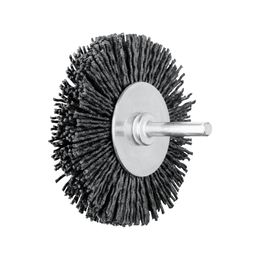Pferd TOOLS Rundb&uuml;rste ungezopft RBU &Oslash; 80x15 mm Schaft-&Oslash; 6 mm Keramik-Filament-&Oslash; 1,10mm Korn 120 (43106008)