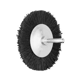 Pferd TOOLS Rundb&uuml;rste ungezopft RBU &Oslash; 80x8 mm Schaft-&Oslash; 6 mm Keramik-Filament-&Oslash; 0,55 mm Korn 120 (43105078)