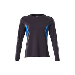 Mascot T-Shirt Langarm Damen ONE Gr&ouml;&szlig;e L schwarzblau/azurblau (18391-959-01091-L ONE)