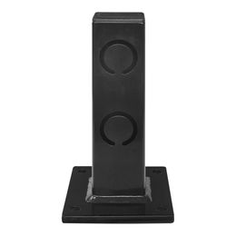 BLACK BULL Bodenbarriere ECO Standpfosten Anfang Ende 250 x 160 x 140 mm schwarz ; Moravia (202.21.049)