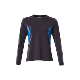 Mascot T-Shirt Langarm Damen Gr&ouml;&szlig;e M schwarzblau/azurblau (18391-959-01091-M ONE)