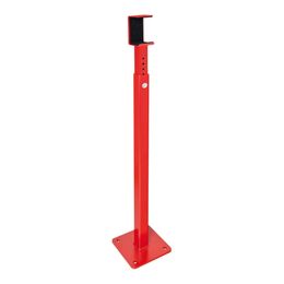 Moravia Drehschranke COMPACT horizontal schwenkbar Rundzylinder 2500mm rot-wei&szlig; verzinkt (225.24.432)