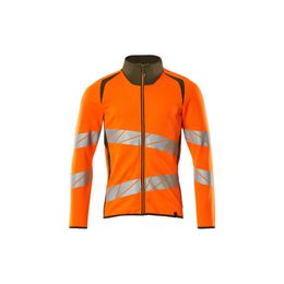 Mascot Sweatshirt mit Rei&szlig;verschluss modern Fit hi-vis orange/moosgr&uuml;n Gr. S (19184-781-1433-S)