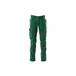 Mascot Hose mit Knietaschen Stretch-Eins&auml;tze 90C51 gr&uuml;n (18579-442-03-90C51)
