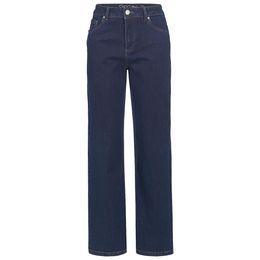 Gina Damen Straight-Relaxed-Jeans in Raw-Denim