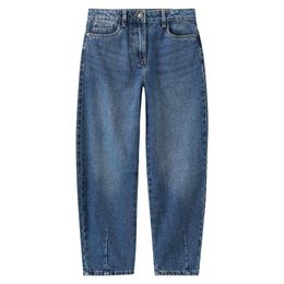 Yigga M&auml;dchen Barrel-Jeans im 5-Pocket-Style