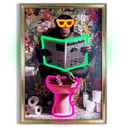 SONSTIGE Bild MONKEY TOILET BREAK