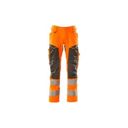 Mascot Hose mit Knietaschen Stretch-Eins&auml;tze Gr&ouml;&szlig;e 82C48 hi-vis orange/dunkelanthrazit (19579-236-1418-82C48)