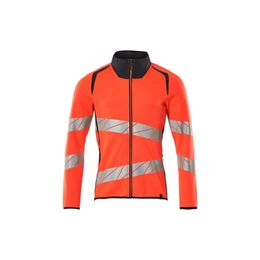 Mascot Sweatshirt mit Rei&szlig;verschluss modern Fit 4XL Hi-vis rot/schwarzblau (19184-781-22210-4XL)